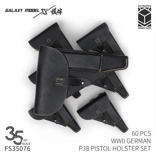 NEW! Galaxy-Model FS35076 German WWII P38 Pistol Holster Set (60 pcs / 3D-Printed)