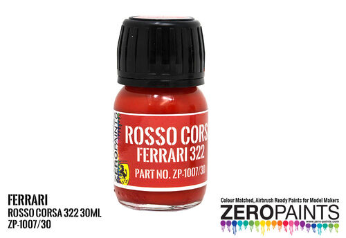Zero Paints 1007 Ferrari Rosso Corsa 322 Matt