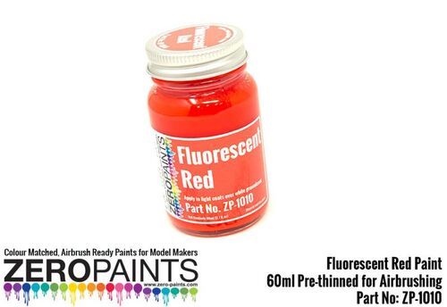 Zero Paints 1010 Fluorescent Red Paint