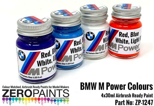 Zero Paints 1247 BMW M Power Colours Set