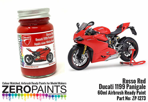 Zero Paints 1273 - Rosso Red Paint For Ducati 1199 Panigale S