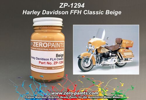 Zero Paints 1294 - Beige - Harley Davidson FLH Classic
