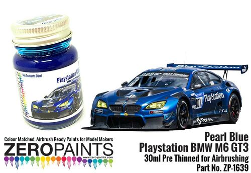 Zero Paints 1639 Pearl Blue Playstation BMW M6 GT3