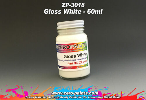 Zero Paints 3018 - Gloss White Paint