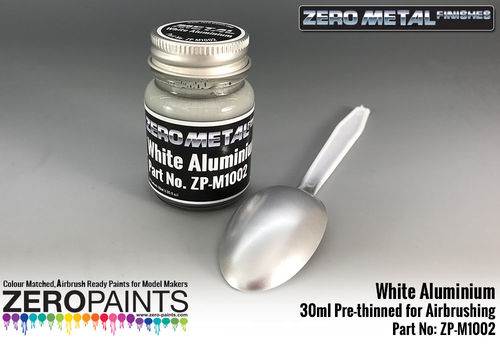 Zero Paints M1002 White Aluminium