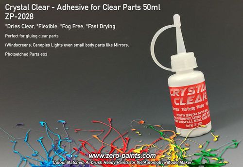 Zero Paints 2028 Crystal Clear - Adhesive for Clear Parts