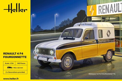 NEW! Heller 82700 Renault 4 F4 Fourgonette