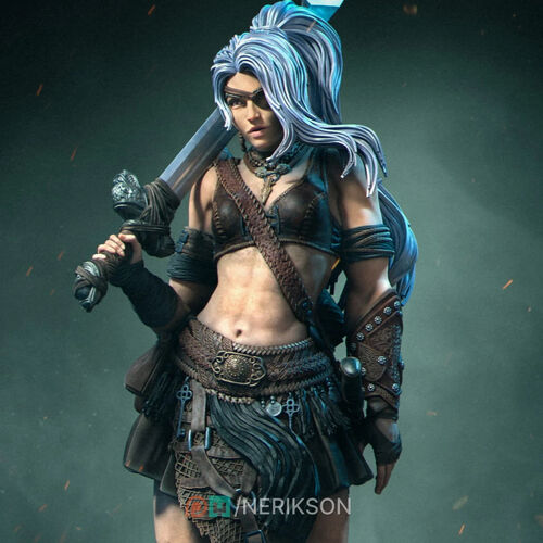 NEW! EMP3D 12205738 Lia The Barbarian Mercenary (1 Figure / 3D-Printed)