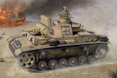 NEW! Trumpeter 00957 Pz.Kpfw.III Ausf.N - Tunisia 1942/1943