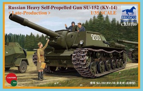 Bronco CB35109 Soviet Heavy Self-propelled Gun SU-152 Late production