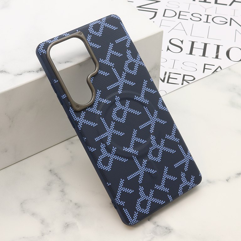 Zastitna maska (futrola) MONOGRAM MagSafe - Samsung S938 Galaxy S25 Ultra 5G plava (MS)