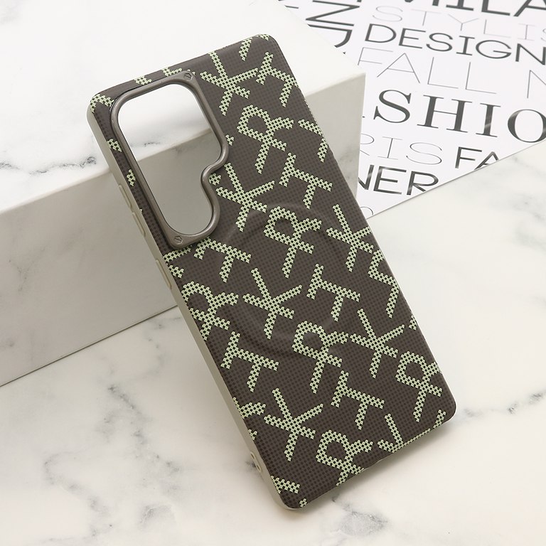 Zastitna maska (futrola) MONOGRAM MagSafe - Samsung S938 Galaxy S25 Ultra 5G siva (MS)