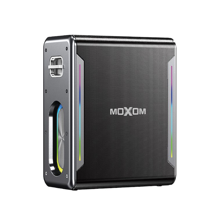 Zvucnik bluetooth Moxom 80W MX-SK90 sa dva mikrofona crni (MS)