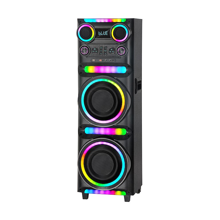 Zvucnik bluetooth NDR-M1104 60W 2*10 inca sa dva mikrofona crni (MS)