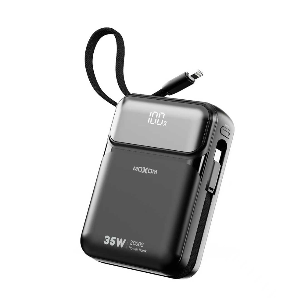Power Bank baterija Moxom MX-PB210 super fast charge 35W 20000mAh crni (MS)