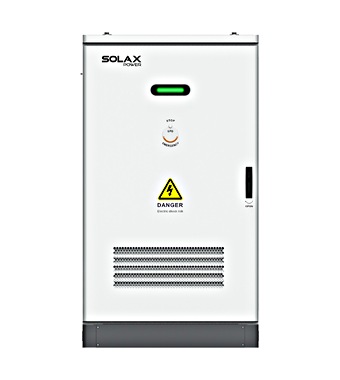 SolaX switching cabinet with integrated EMS for 1 Trene
SolaX transfer switch cabinet system with integrated EMS, rated AC input 181 A, 50/60 Hz, 125 kW, IP55, main grid switch 250 A, load switch...