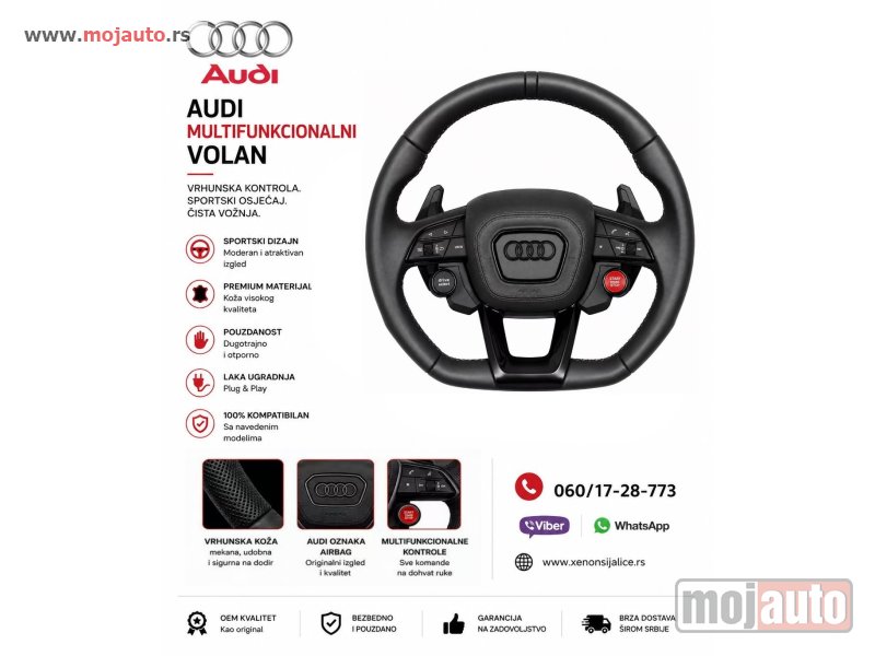 Volan audi a1,a3,a4,a5,a6,a7,a8,tt,q3,q5,q7,q8