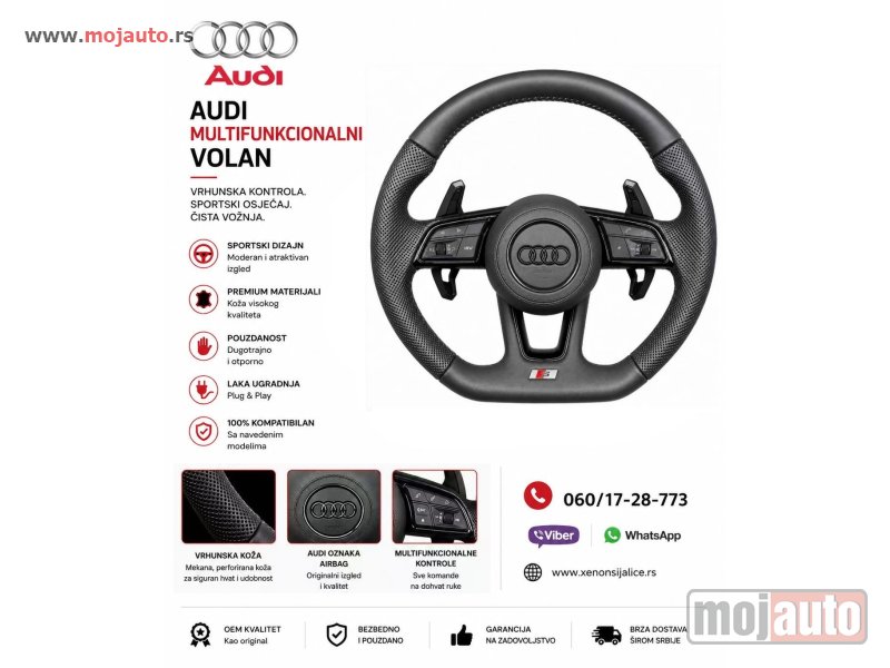 Volan audi a1,a3,a4,a5,a6,a7,a8,tt,q3,q5,q7,q8