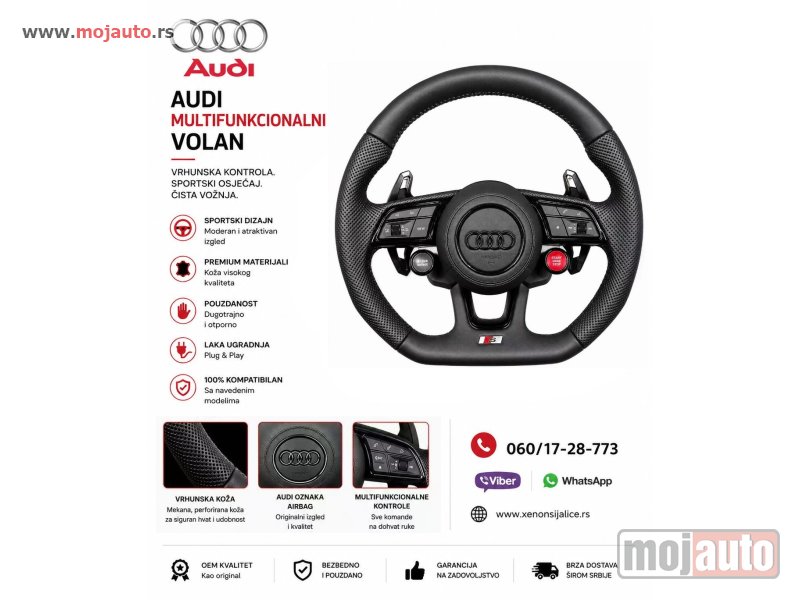 Volan audi a1,a3,a4,a5,a6,a7,a8,tt,q3,q5,q7,q8
