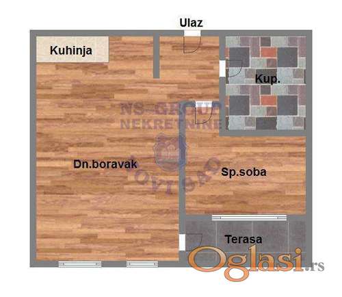 Trandžament - odličan dvosoban stan sa PDV-om