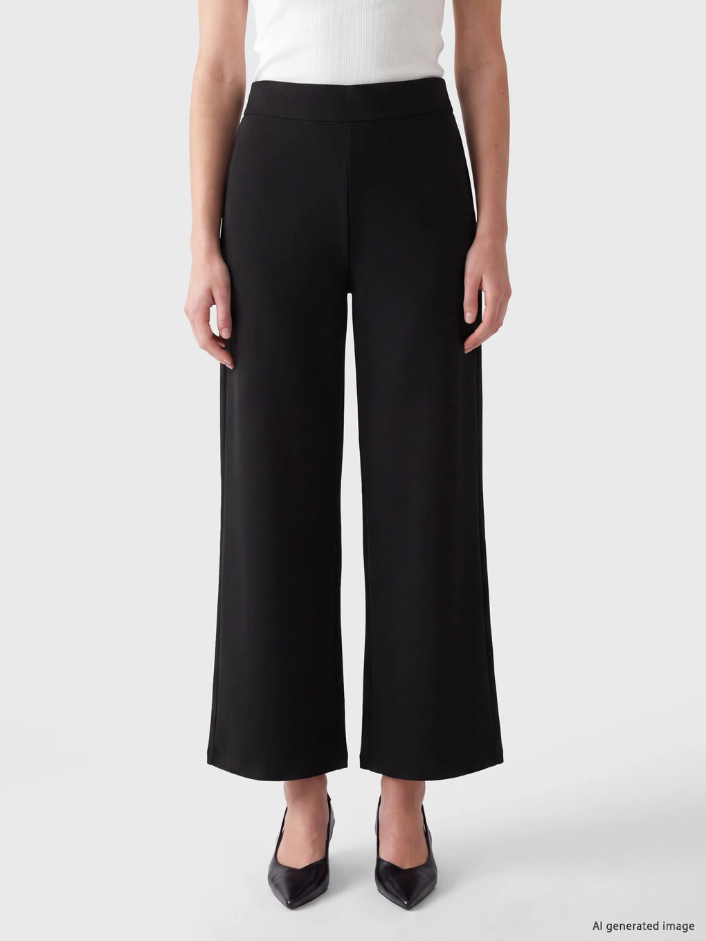 LCW Modest Ženske Pantalone Širokog Kroja Sa Širokim Nogavicama