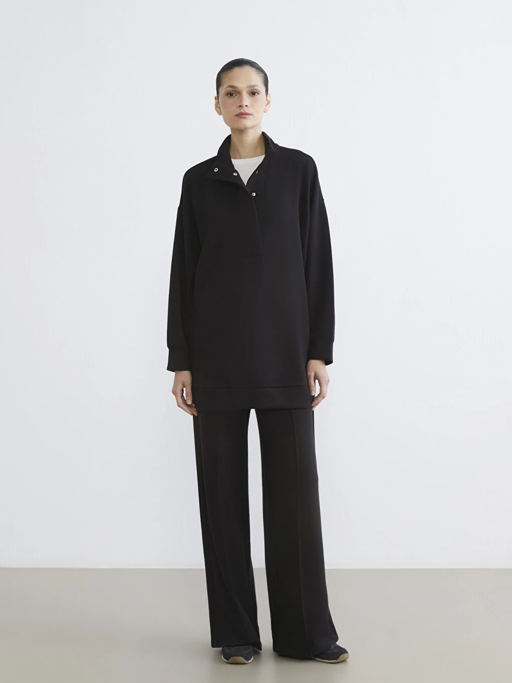 LCW Modest Oversize Ženska Dukserica Tunika Sa Mekim Dodirom