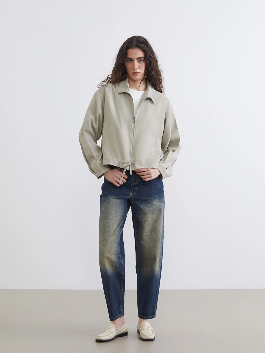 LCW Vision Ženska Oversize Jakna Sa Klasičnom Kragnom