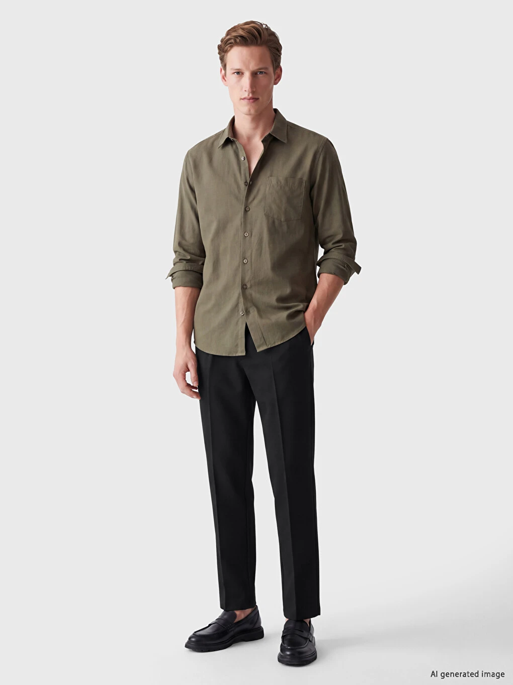 SOUTHBLUE Regular Fit Plisirane Muške Pantalone