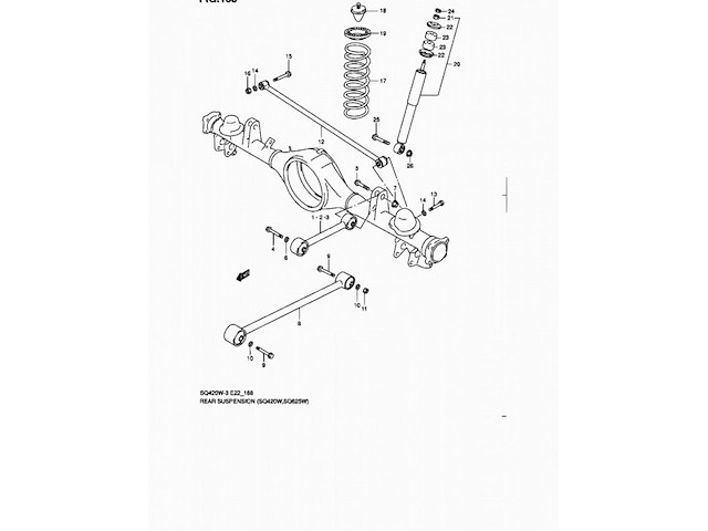 Suzuki Grand Vitara Silen Blok Zad. Trapa Gornje Rame