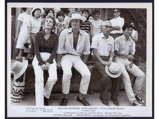1969 A MAN I LOVE 15 originalnih fotki - belmondo