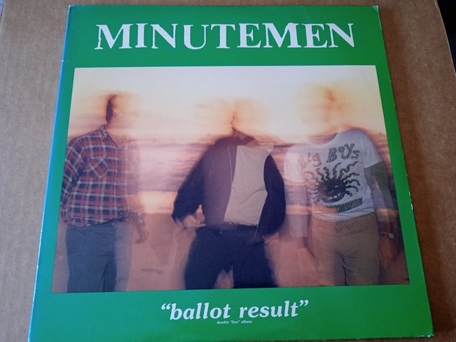 Minutemen - Ballot Result, USA Press 1986, 2xLP, Mint