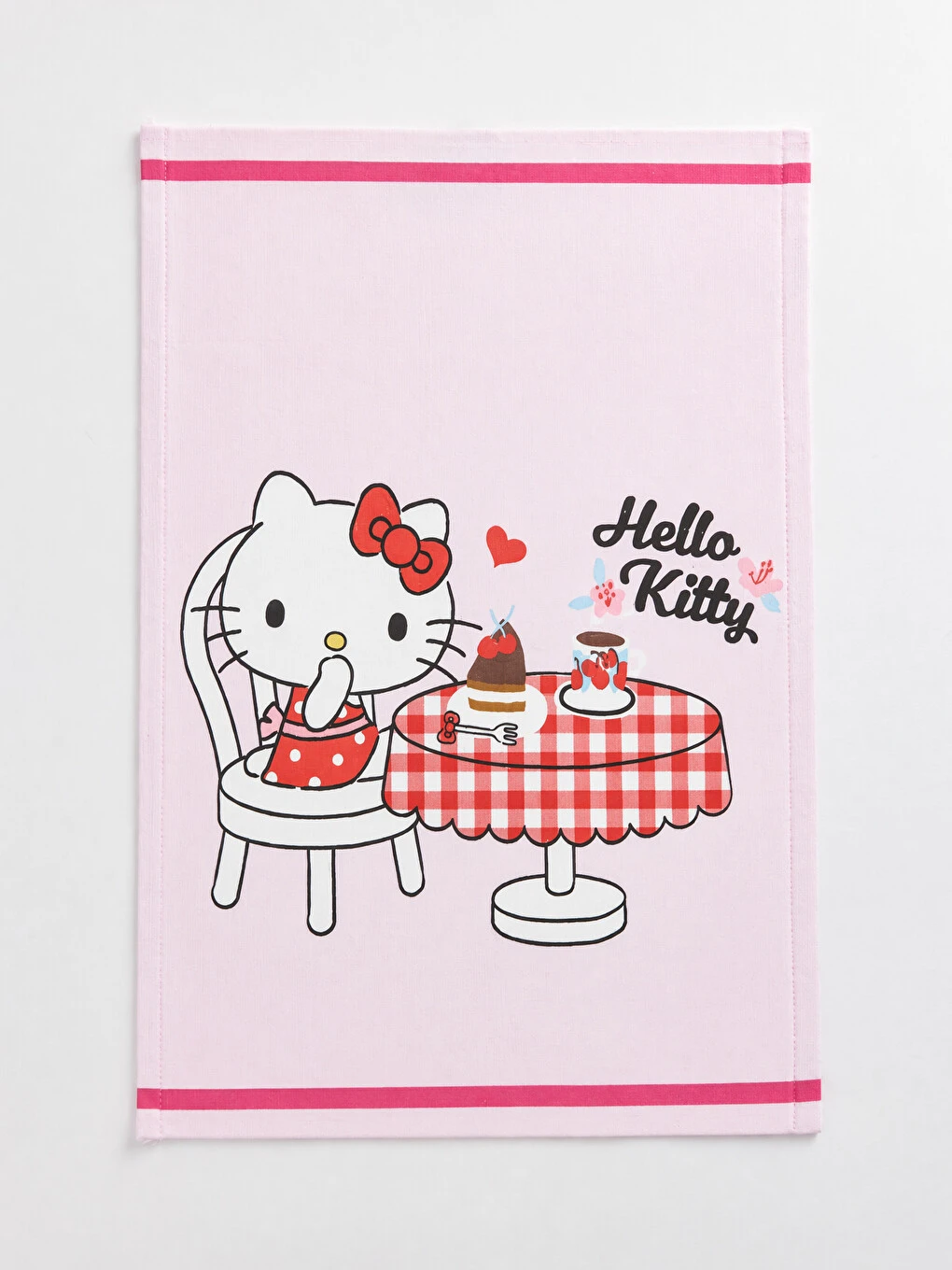 LCW HOME Hello Kitty Štampani Pamučni Peškir Za Čajnik 2-pakovanja 40x50 Cm