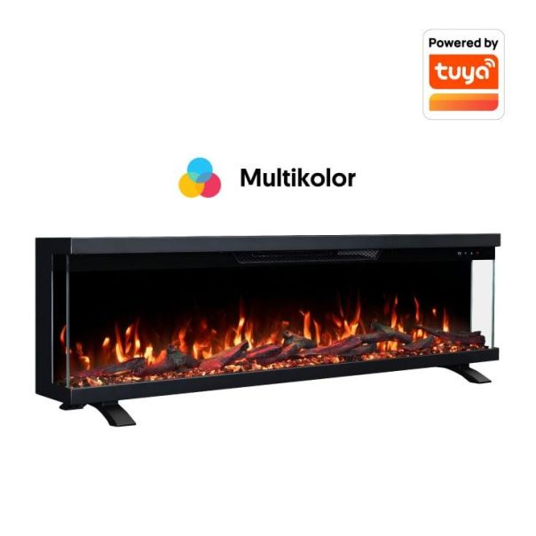 PROSTO Elektični kamin panorama 50" 3u1 EK50P15-WF