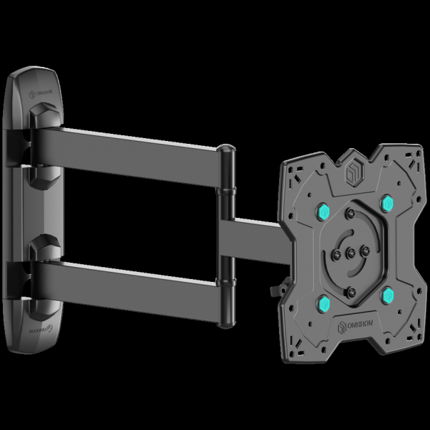 ONKRON Full Motion TV Wall Mount for 17– 43 Inch LCD LED Flat Screens up to 35 kgs, Black