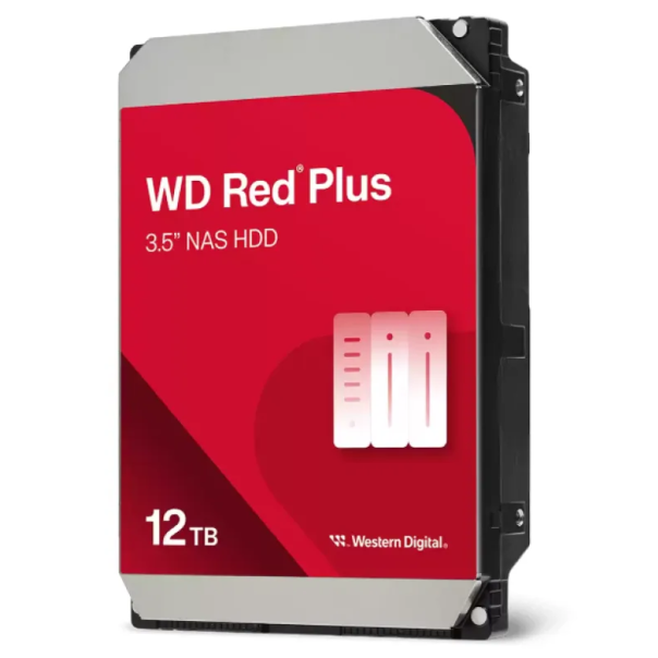WD 12TB 3.5 inča SATA III 512MB 7200 120EFGX Red Plus hard disk