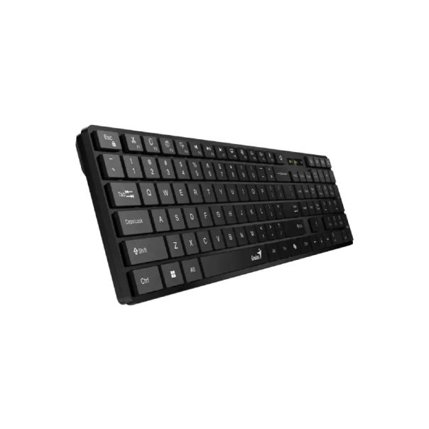 GENIUS SlimStar 7250BT, AI, crna US wireless tastatura
