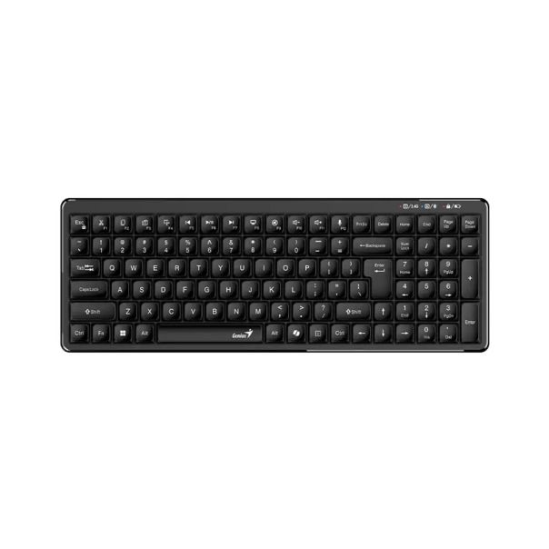 GENIUS LuxeMate Q7100BT Wireless USB US crna tastatura