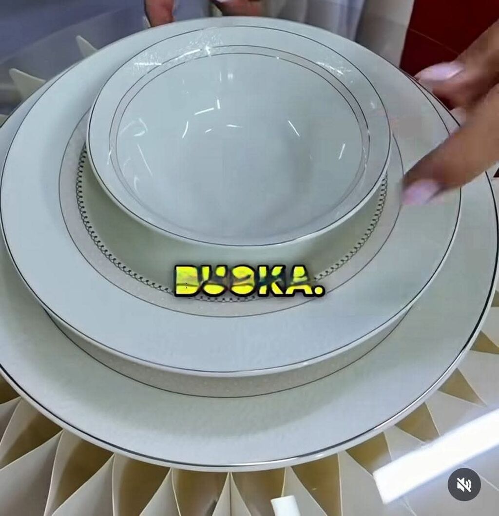 Elegantni set tanjira i činija od finog porcelana - Komplet za