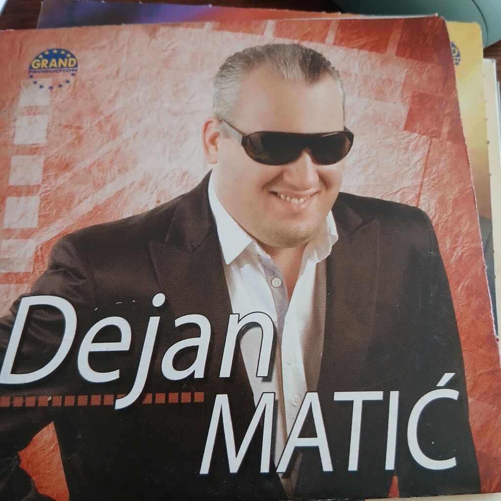 CD album – Dejan Matić - Izdavač: Grand Production (logo na omotu). -