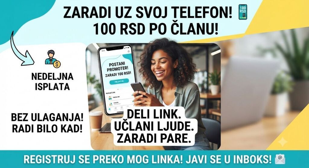 Online promotorski posao – zarada putem telefona - Zaradi uz svoj