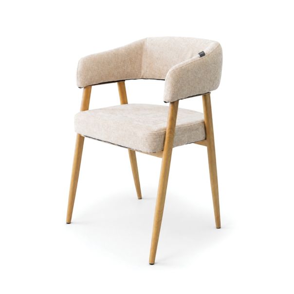 SILLA Trpezarijska stolica Zara, krem