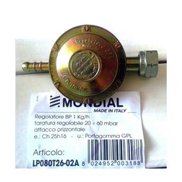 REGULATOR PRITISKA GASA ZA BUTAN BOCU 1kg/h 20-60 mbara PODESIVI
