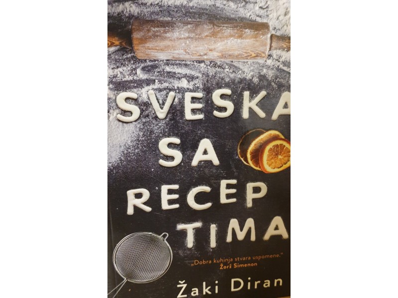 SVESKA SA RECEPTIMA- Žaki DIRAN *** Kao novo
