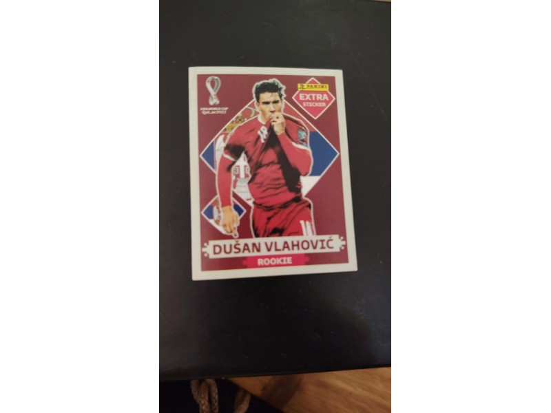 Extra sticker 2022 Qatar Dušan Vlahović