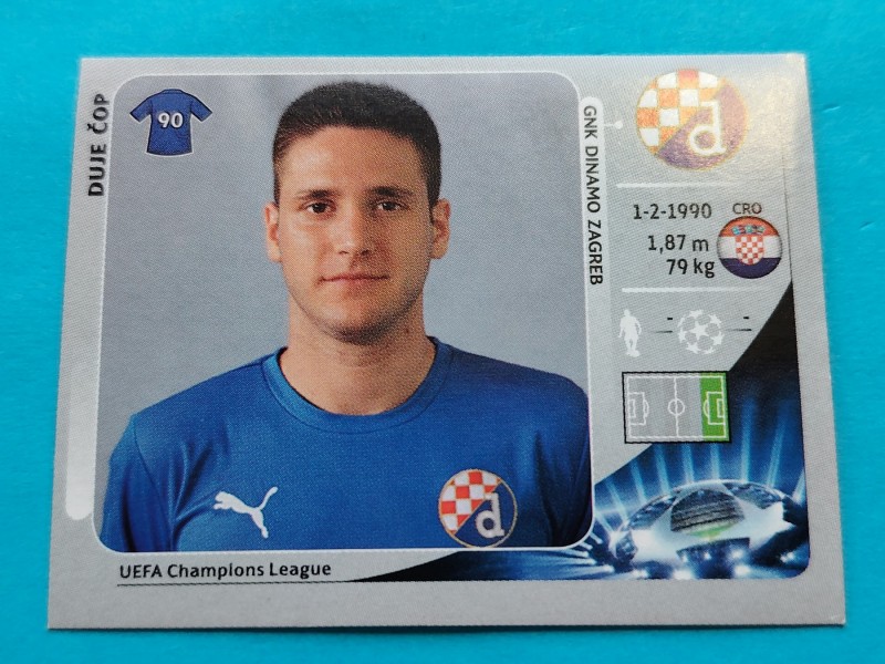 Liga Šampiona 2012-2013 panini #80 Duje Čop