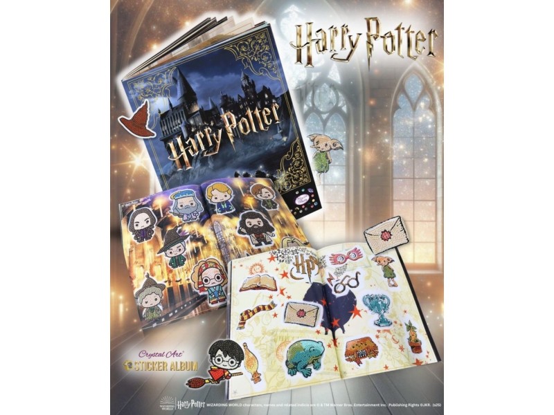 Harry Potter Crystal Art album i stikeri (čitaj opis)