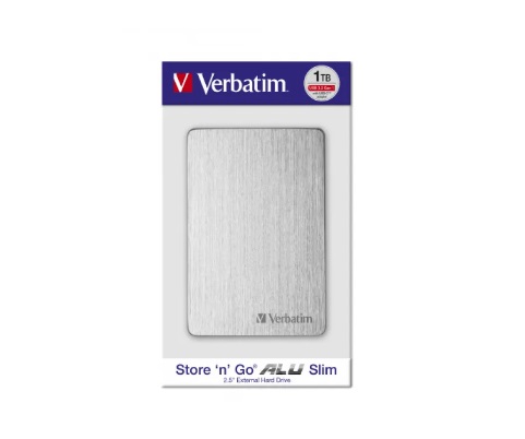 HDD E2.5'' Verbatim 1TB USB 3.2 StorenGo 53663, Silver