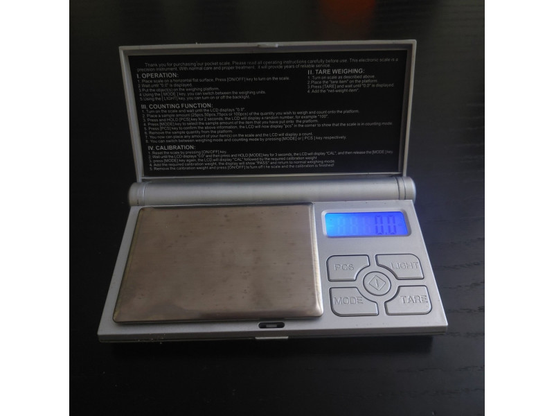 Digitalna dzepna vagica iz Austrije 0.1g-500g