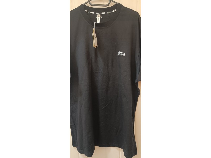 Stax crna majica pamuk vel.XL-XXL