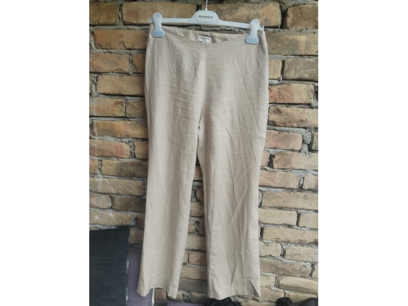 Lanene pantalone vel M poklon dzemper